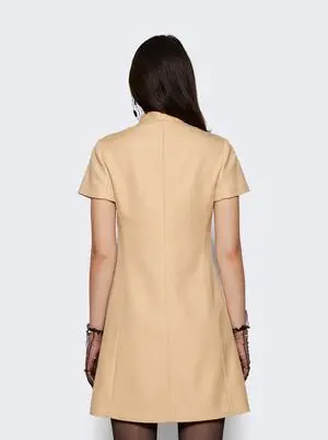 Valentino Garavani Embroidered Woven Mini Dress With Tassels