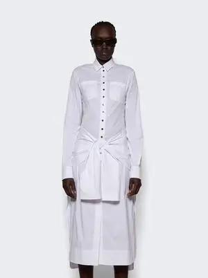 Rabanne Tie-waist Shirt Dress