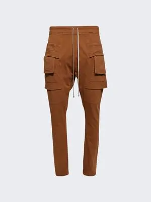 Rick Owens Cretch Cargo Drawstring Trousers - Orange