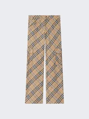 Burberry Cargo Trousers - Teacup And Pasture Check