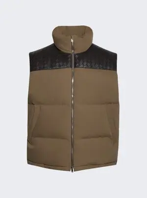 Bottega Veneta Frosted Poplin Puffer Gilet - Liana