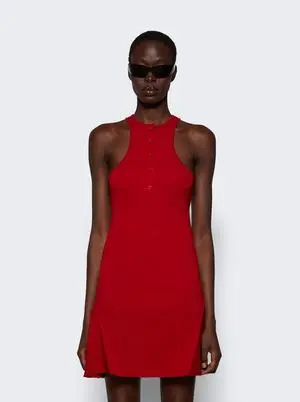 COURRÃ¨GES Scuba Rib Knit Dress