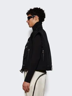 Rick Owens Cropped Bauhaus Stooges Vest