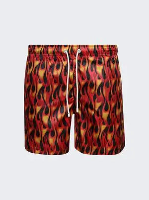 Palm Angels Flames Swimshorts