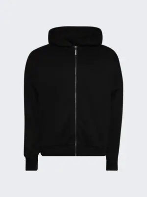 Palm Angels Ivy Pin Up Zipped Hoodie - Black