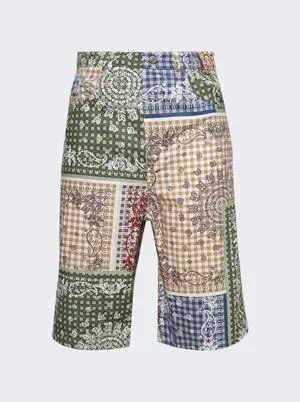 Rhude Bandana Traxedo Baggy Short - Multicolor