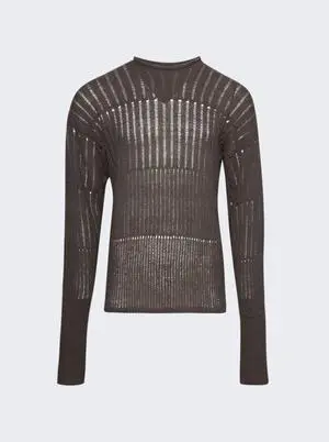 Rick Owens Oversized Knit Pullover - Dust