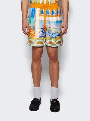 Casablanca Printed Shorts - Multi