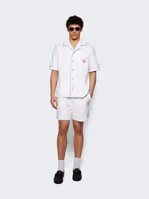 Casablanca Towelling Short - White