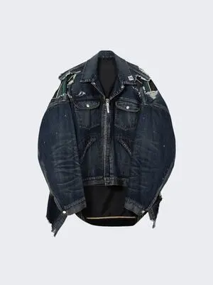 Mihara Yasuhiro Double Layered Denim Jacket - Indigo