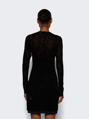 Givenchy Long Sleeve Tulle Dress