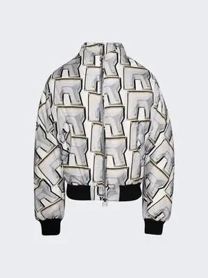 RIVINGTON ROI REBIS Chon Bomber Jacket - White