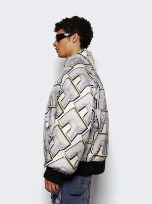 RIVINGTON ROI REBIS Chon Bomber Jacket - White