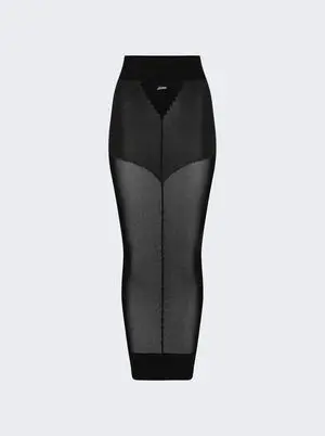 JEAN PAUL GAULTIER Logo Knit Skirt
