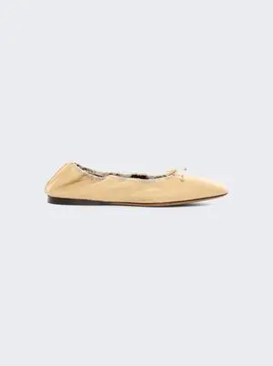 THE ROW Awar Ballerina Flat - Light Beige