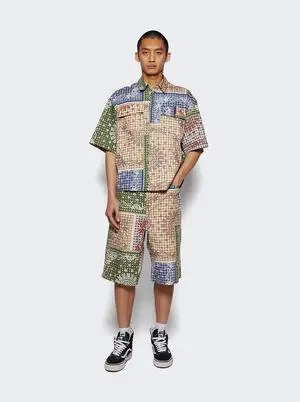 Rhude Bandana Boxy Work Shirt - Multicolor