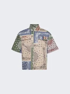 Rhude Bandana Boxy Work Shirt - Multicolor