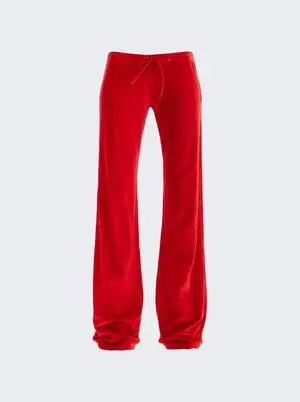 Balenciaga Relaxed Fit Tracksuit Pants - Red