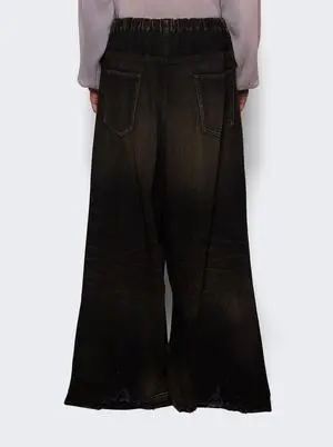 Mihara Yasuhiro Wide Leg Trousers - Black