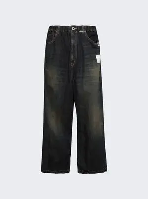 Mihara Yasuhiro Wide Leg Trousers - Indigo