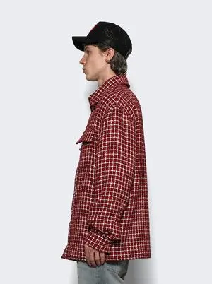 Amiri Boucle Padded Overshirt
