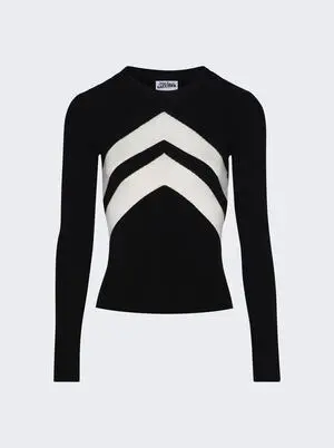 JEAN PAUL GAULTIER Top With Transparent Chevron