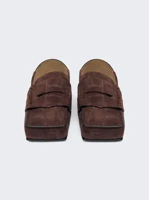 Jacquemus Les Mocassins Carre - Dark Brown