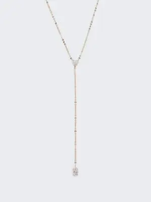 ANITA KO Marquise And Heart Stone Diamond Lariat Necklace - 18k Rose Gold