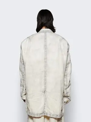 Mihara Yasuhiro Aged Linen Jacket - Light Grey