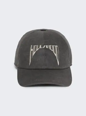 Rick Owens Embroidered Denim Baseball Cap - Dark Dust