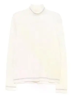 Eleventy Cable-knit Jumper - White