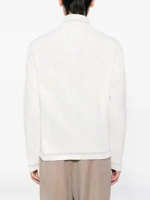 Eleventy Cable-knit Jumper - White