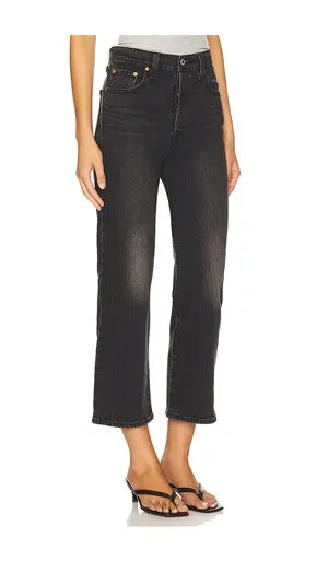 LEVI'S Ribcage Straight Ankle Jeans