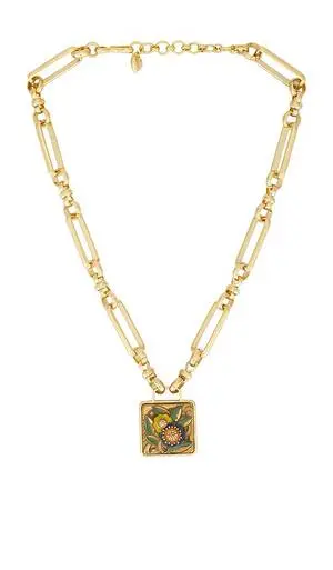 Brinker & Eliza Adeline Floral Pendant Necklace - Gold