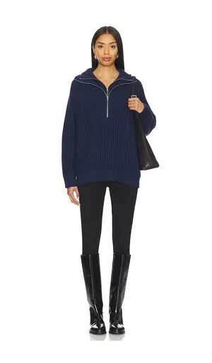 Line & Dot Hendrix Quarter Zip Sweater