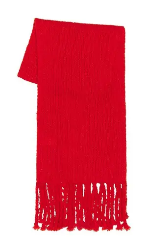 Guest In Residence Cloud Scarf In Red - Chili