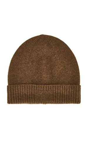 Guest In Residence Rib Cuff Beanie - Chestnut