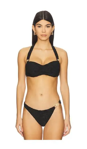 L'Agence Sally Bikini Top - Black