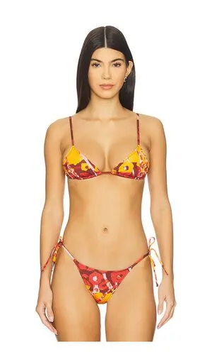 TROPIC OF C Equator Triangle Bikini Top Paradise
