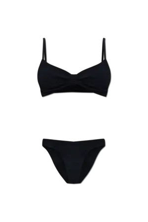 Hunza G Alicia Two-piece Swimsuit - Black