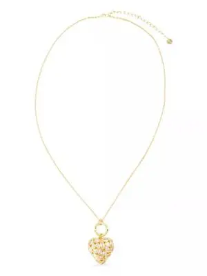 SELF-PORTRAIT Heart Charm Necklace - Gold