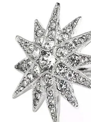 KENNETH JAY LANE Crystal-embellished Star Ring
