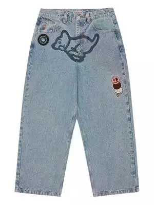 ICECREAM Appliqué Straight Leg Jeans