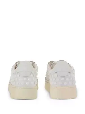 AUTRY Medalist Perforated Studded Leather Sneakers