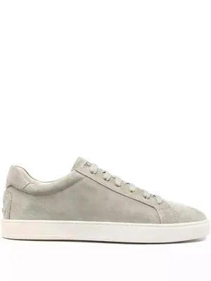 TOD'S Allacciata Cassetta Suede Sneakers - Grey
