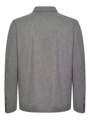 FRANZESE COLLECTION Button Patch-pocket Jacket - Grey