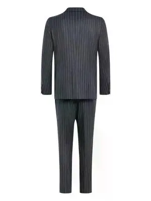 FRANZESE COLLECTION Double-breasted Pinstripe Suit - Grey