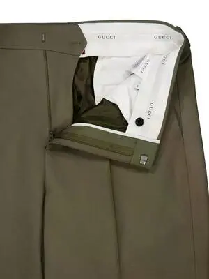 Gucci Gabardine Wool Trousers