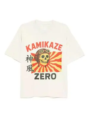 MELT Graphic-printed T-shirt - Neutrals