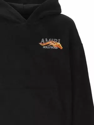 Amiri Logo-print Hoodie - Black
